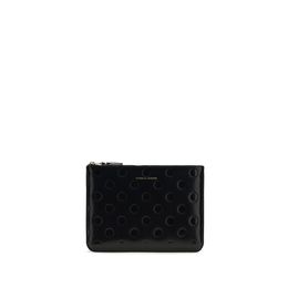 Comme des Gar&ccedil;ons Comme Des Gar&ccedil;ons Schwarzes Kalbleder Bos Taurus Wallet