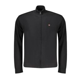 Napapijri Schwarzer Baumwollpullover f&uuml;r Herren