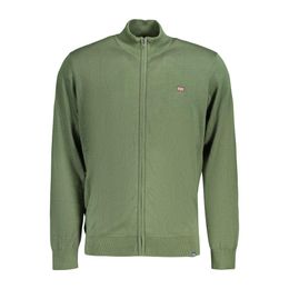 Norwegen 1963 Verde Baumwoll Herren Cardigan