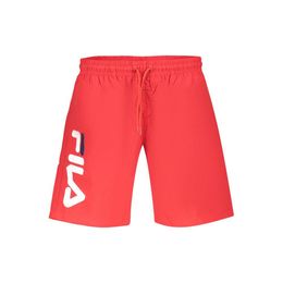 Fila Rosso Polyester Herren Badeshorts