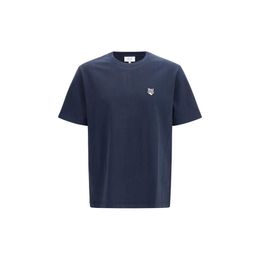 Maison Kitsun&eacute; Maison Kitsun&eacute; Blaues Baumwoll-T-Shirt