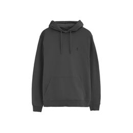 Sweatshirt dunkelgrau mit Kapuze und Rigby Go Stickerei