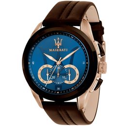 Maserati Traguardo R8871612024 Herren-Chronographenuhr mit blauem Zifferblatt