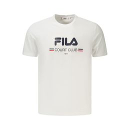 Fila Wei&szlig;es Baumwoll Herren T-Shirt