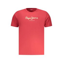 Pepe Jeans Rosso Baumwolle Herren T-Shirt