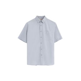 Kurz&auml;rmliges Hemd Cotolino hellblau im Regular Fit mit Rigby Go Logo