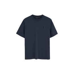 T-Shirt marineblau im Loose Fit mit Rundhalsausschnitt und Rigby Go Logo