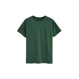 T-Shirt flaschengr&uuml;n mit Rundhalsausschnitt und Polo Club Patch