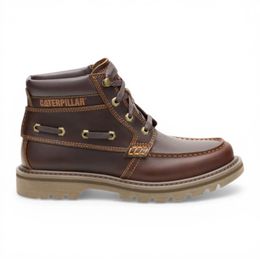 CAT (Caterpillar) Herren-Wanderstiefel aus hellbraunem Leder &ndash; Colorado Boat-Mid