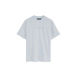 T-Shirt hellblau im Loose Fit mit Polo Club Stickerei