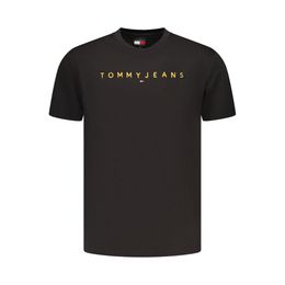 Tommy Hilfiger Schwarzes Baumwolle Herren T-Shirt