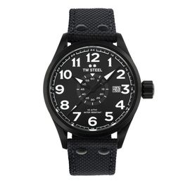 Tw Steel Schwarze Stoff Sportuhr