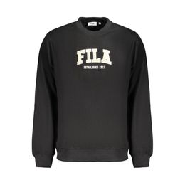 Fila Schwarzes Baumwoll-Herren-Sweatshirt