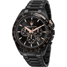 Maserati R8873612048 Traguardo Chronograph Herrenuhr mit schwarzem Zifferblatt