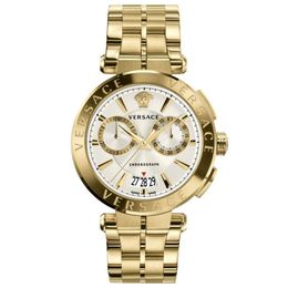 Versace VBR060017 Goldfarbene Aion Chrono Herrenuhr