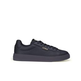 COLMAR Blaue Leder Sneakers mit niedrigem Schnitt