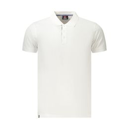 Norwegen 1963 Wei&szlig;es Baumwolle Herren Polo-Shirt