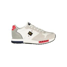 Blauer Wei&szlig;er Polyurethan Herren Sneaker