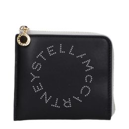 Stella McCartney schwarze Lederb&ouml;rse