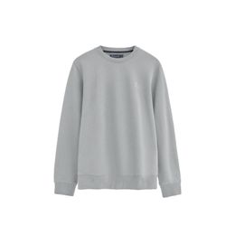 Sweatshirt grau im Relaxed Fit mit Rigby Go Stickerei