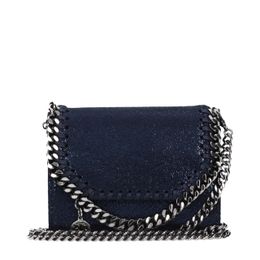 Stella McCartney Blaue Lederb&ouml;rse