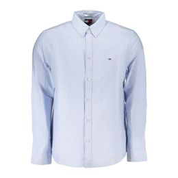 Tommy Hilfiger Azzurro Baumwoll-Hemd f&uuml;r Herren
