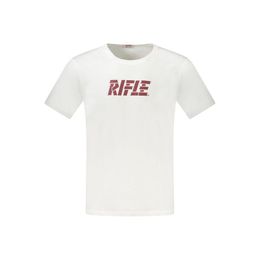Rifle Bianco Baumwoll-Herren T-Shirt
