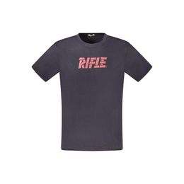 Rifle Blau Baumwoll T-Shirt f&uuml;r Herren