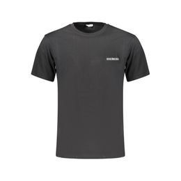 Bikkembergs Schwarzes Baumwoll-Herren-T-Shirt