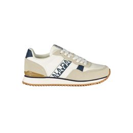 Napapijri Wei&szlig;e Polyester Herren Sneaker