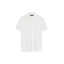 Cotolino-Poloshirt wei&szlig; mit Polo Club Patch