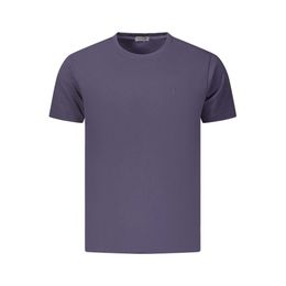 Coveri Moving Blaues Baumwoll-Herren-T-Shirt
