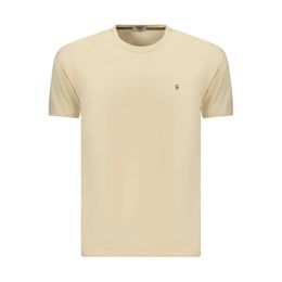 Coveri Moving Beige Baumwoll T-Shirt f&uuml;r Herren