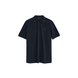 Kurz&auml;rmliges Poloshirt marineblau mit Polo Club Patch