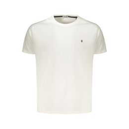Coveri Moving Bianco Baumwoll Herren T-Shirt