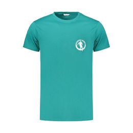 Bikkembergs Gr&uuml;nes Baumwoll-Herren-T-Shirt