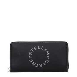 Stella McCartney schwarze Lederb&ouml;rse