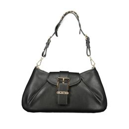 Mario Valentino Nero Polyurethan Damenhandtasche
