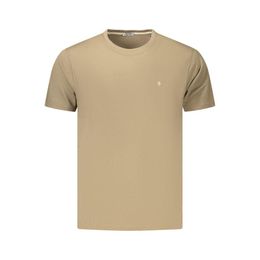 Coveri Moving Braunes Baumwoll-Herren T-Shirt