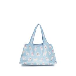 Fiorucci Blaue PVC Schultertasche