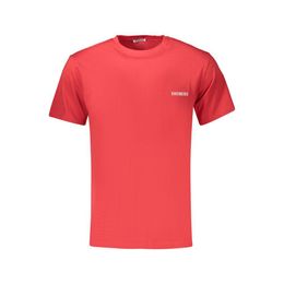 Bikkembergs Rosso Baumwoll-Herren-T-Shirt