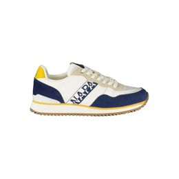 Napapijri Wei&szlig;e Polyester Herren Sneakers