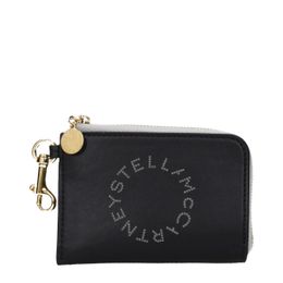 Stella McCartney schwarze Lederb&ouml;rse
