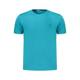 Coveri Moving Azzurro Baumwoll Herren T-Shirt