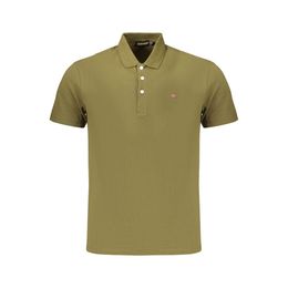 Napapijri Gr&uuml;nes Baumwoll-Herren-Polo-Shirt