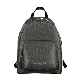 Mario Valentino Schwarzer Polyurethan Damen Rucksack