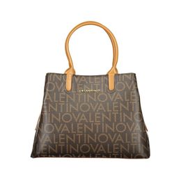 Mario Valentino Braune Polyurethan Damenhandtasche mit Griffen