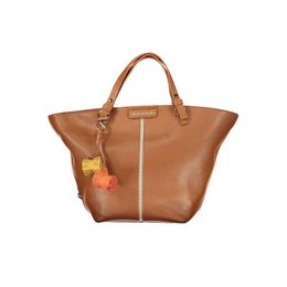 Mario Valentino Braune Polyurethan Damenhandtasche