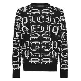 Philipp Plein Rundhalspullover Gothic Plein