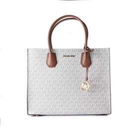 Michael Kors Graue Lederhandtasche